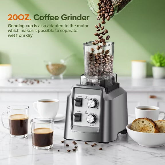 Teendow HS-209D 2-in-1 Blender & Grinder Combo